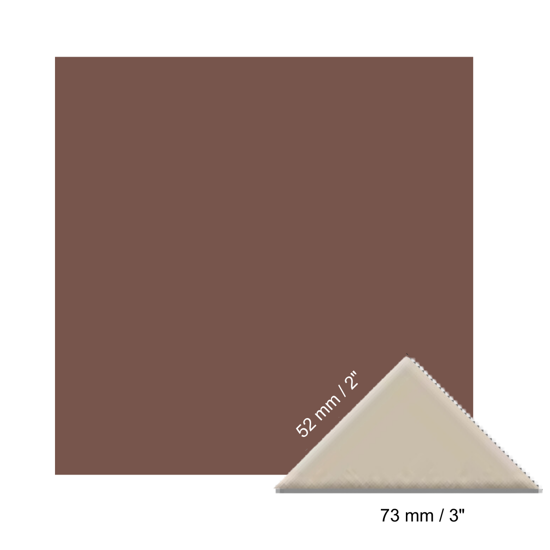Triangles - Brown - Brown Triangle Effect Matt Quarry Tiles Tile ...