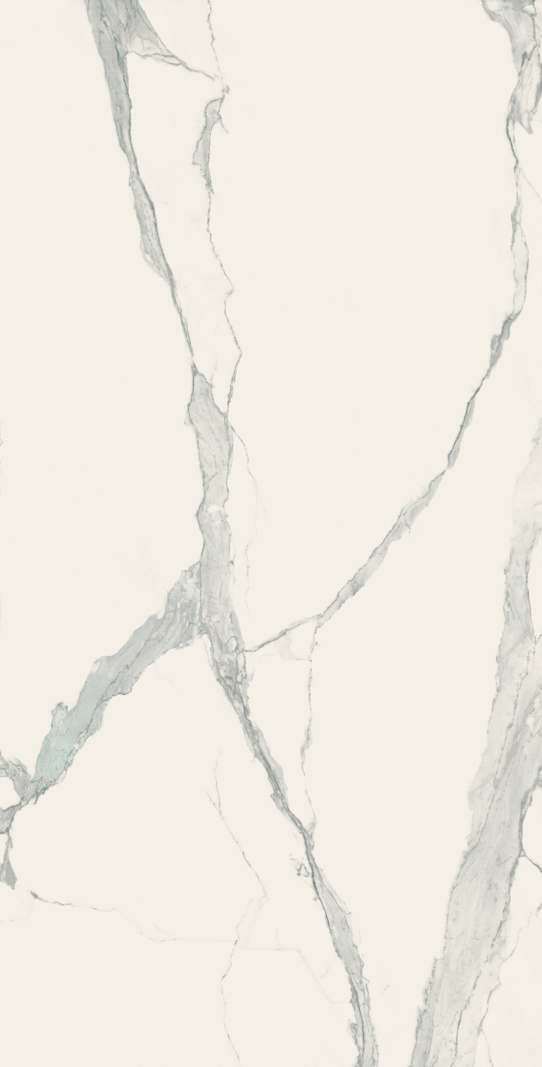 Marmi Statuario (Glossy) - White Marble Effect Polished Porcelain Tile ...