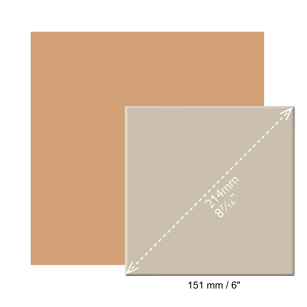 Squares - Buff - Buff Square Effect Matt Quarry Tiles Tile – European ...