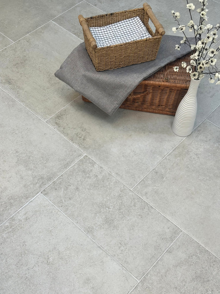 Farmhouse Florac - Cream Stone Effect Matt Porcelain Tile – European ...