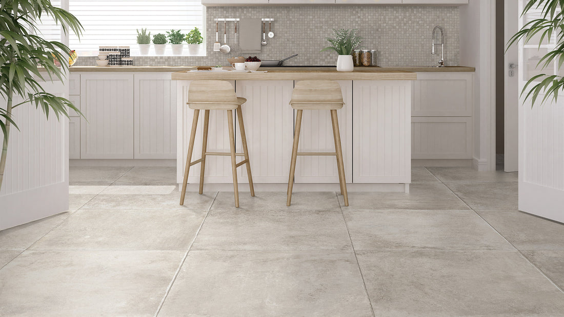 Farmhouse Florac - Cream Stone Effect Matt Porcelain Tile – European ...