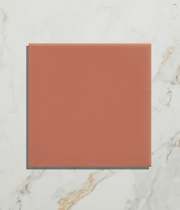 Tunstall Ceramic Coral Square by Ca'Pietra - Pink Decorative and ...