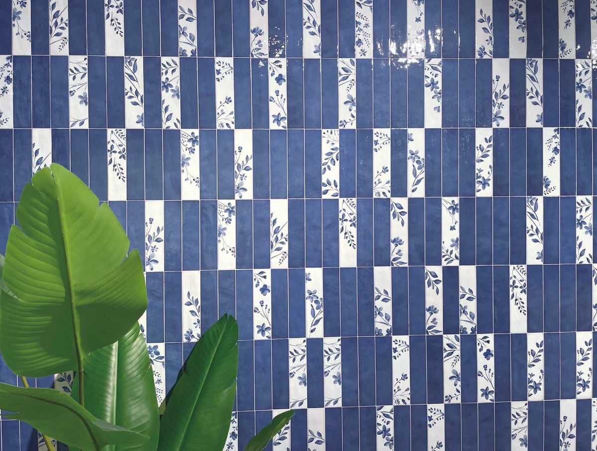 Artista Blue Motif - Multicolour Decorative and Patterned Effect ...