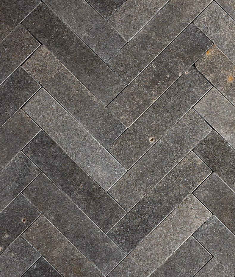 Kimmeridge Limestone Parquet Tumbled & Etched Finish by Ca'Pietra ...