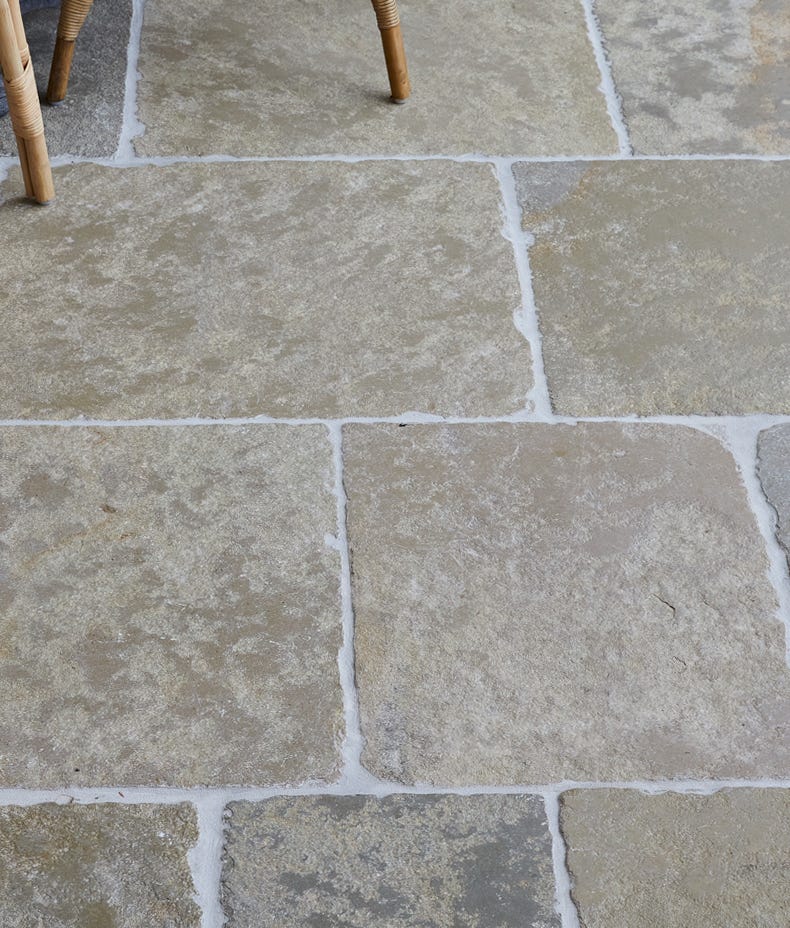 Trusloe Limestone Seasoned Finish by Ca'Pietra - Grey Stone Effect ...