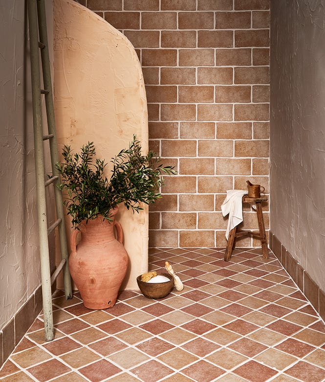 Terracotta Effect Porcelain Tiles - By European Heritage