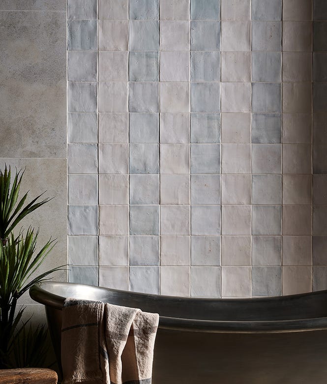 Hammam Ceramic Blue - Blue Matt Ceramic Tile – European Heritage