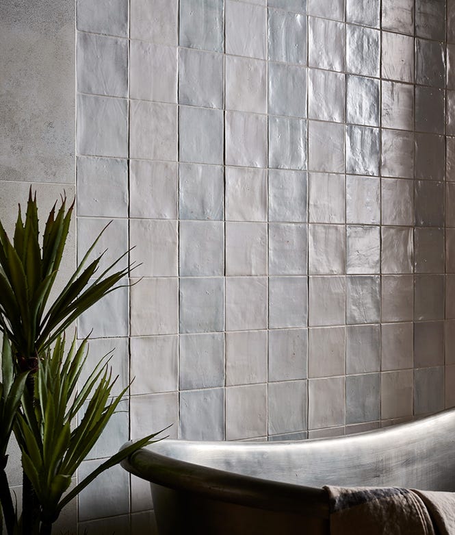 Hammam Ceramic Blue - Blue Matt Ceramic Tile – European Heritage
