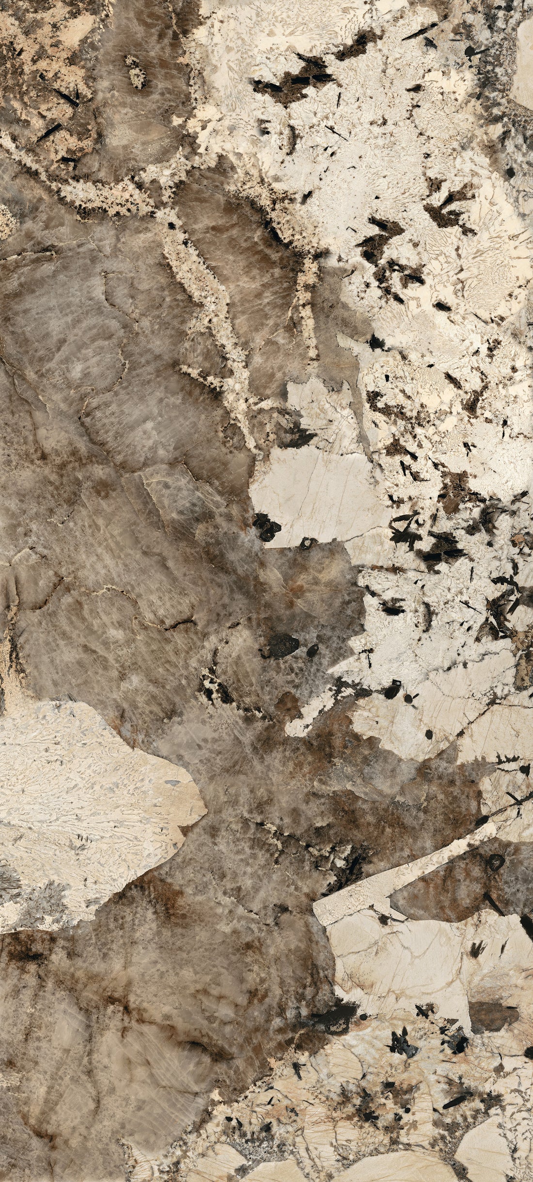 Marmi Heritage Flame (Glossy) - Brown Marble Effect Polished Porcelain ...