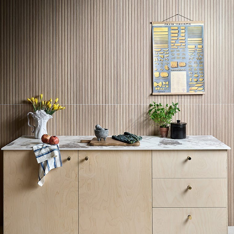 Kinfolk Porcelain Maple by Ca'Pietra - Beige Wood Effect Matt Porcelain ...