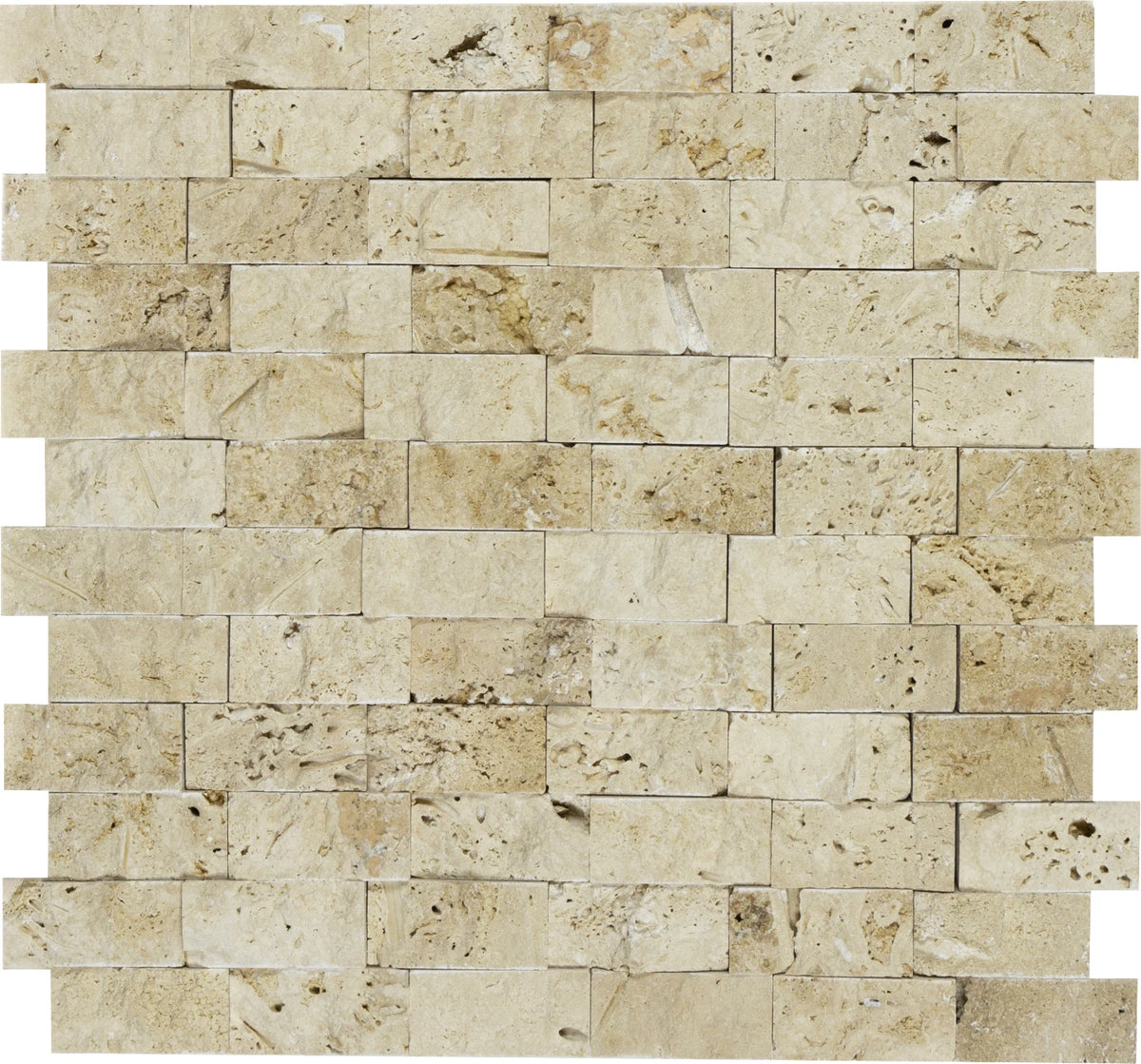Lydia Classico Travertine Split Face - Beige Natural Stone Effect ...