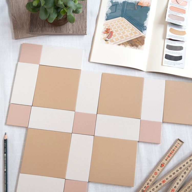 Brighton Carnation Pink and Old London - Pattern Area Effect Matt ...