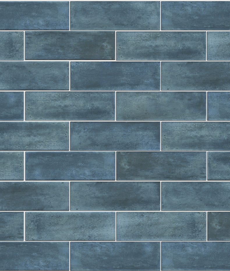 Petite Porcelain Blue Matt Finish by Ca'Pietra - Matt Blue Metro Effect ...