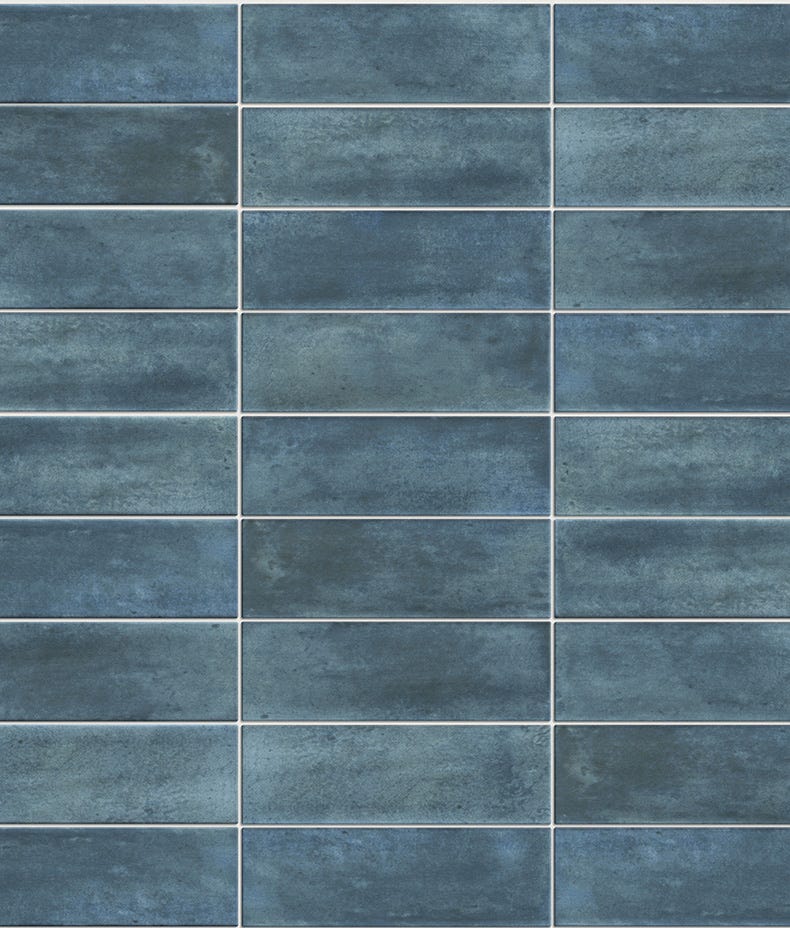 Petite Porcelain Blue Matt Finish by Ca'Pietra - Matt Blue Metro Effect ...