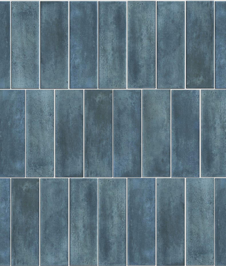 Petite Porcelain Blue Matt Finish by Ca'Pietra - Matt Blue Metro Effect ...