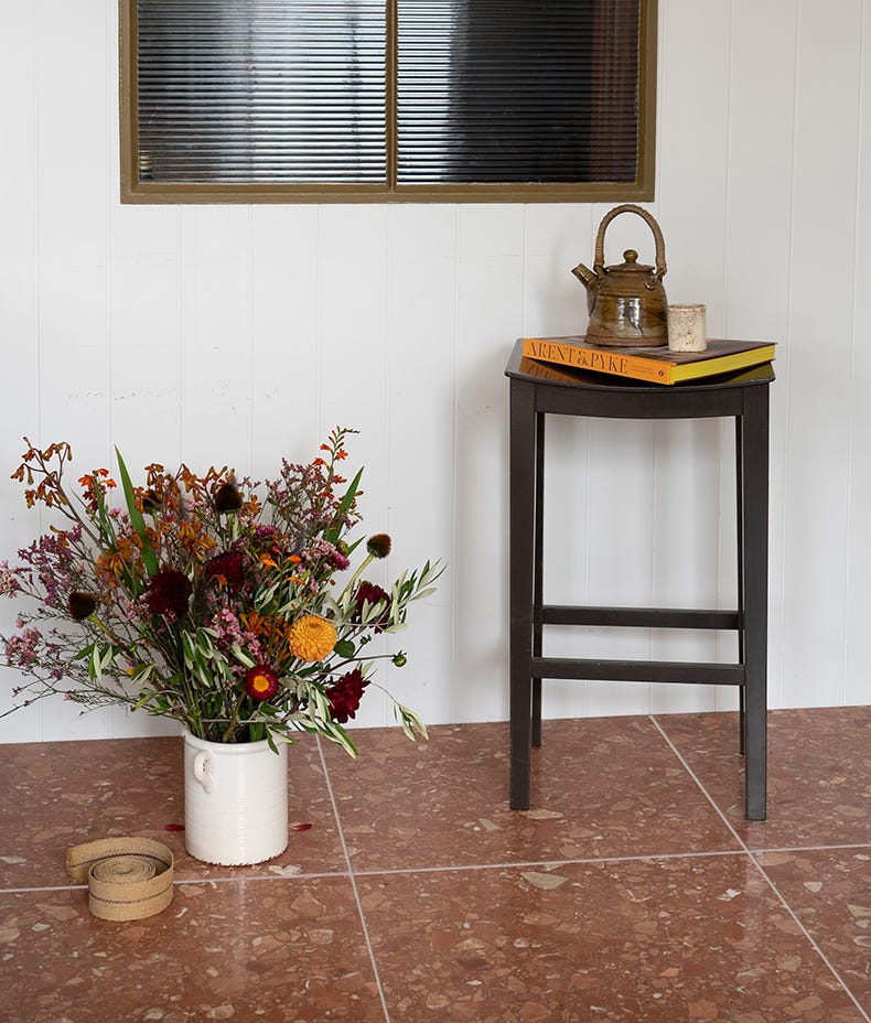 Rialto Terrazzo Santa Croce Honed Finish by Ca'Pietra - Red Decorative ...