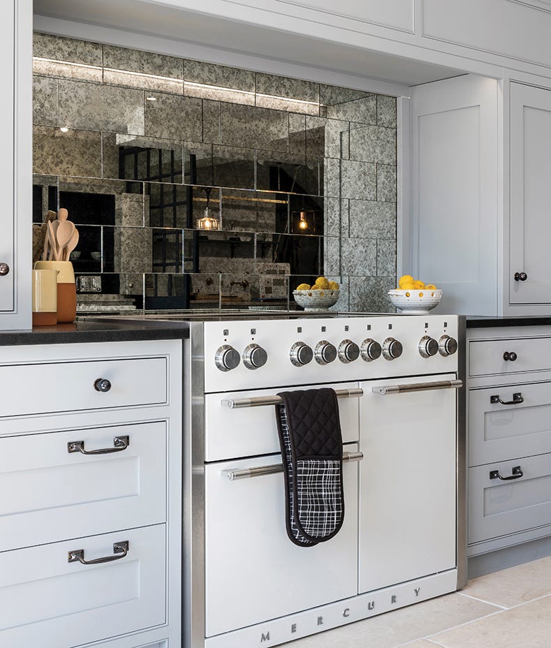 Rococo Mirror Mercury by Ca'Pietra - Mirror Mercury Metro Effect Glass ...