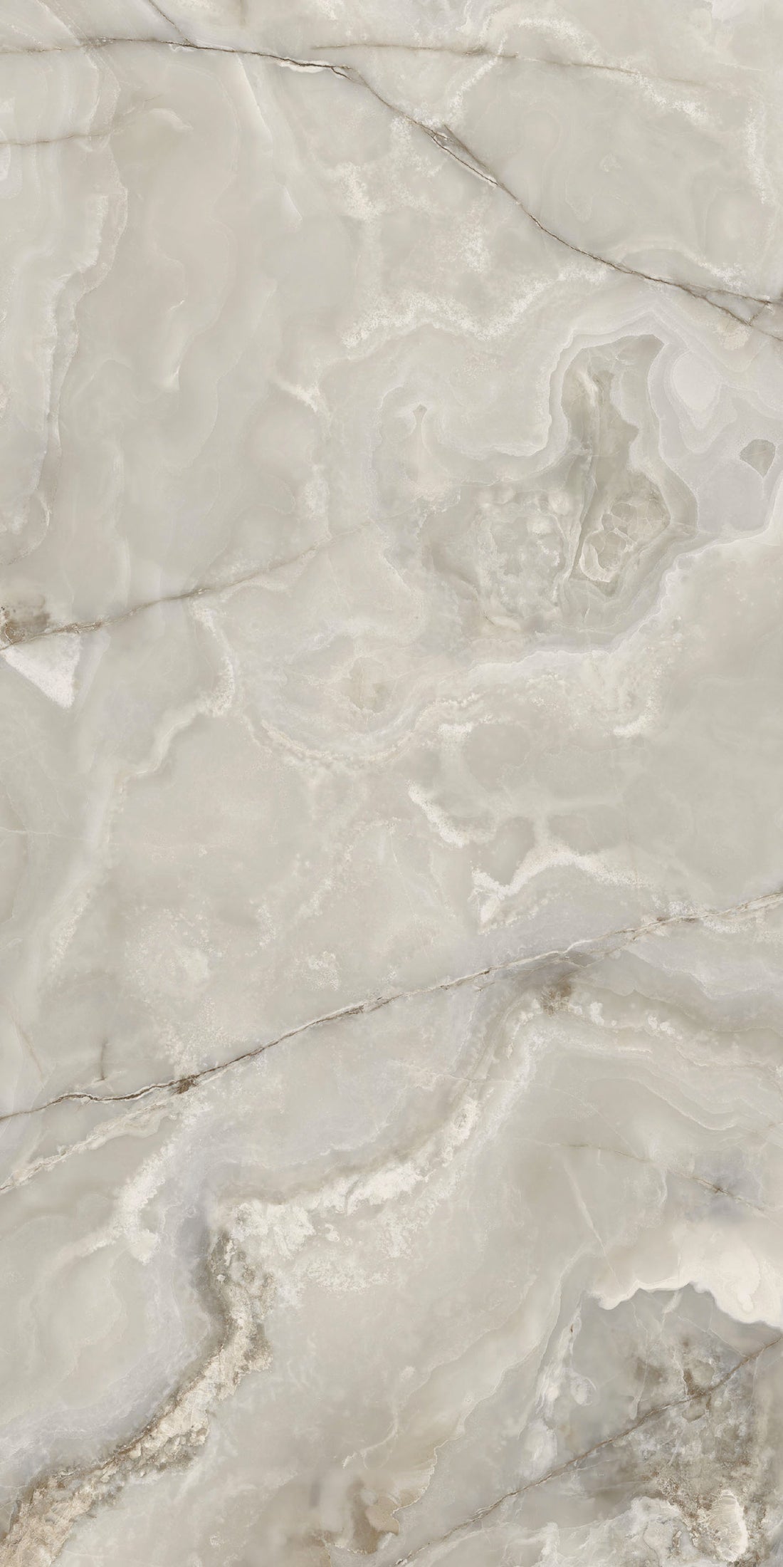 Onici Silver Onyx (Satin) - Grey Onyx Effect Honed Porcelain Tile ...