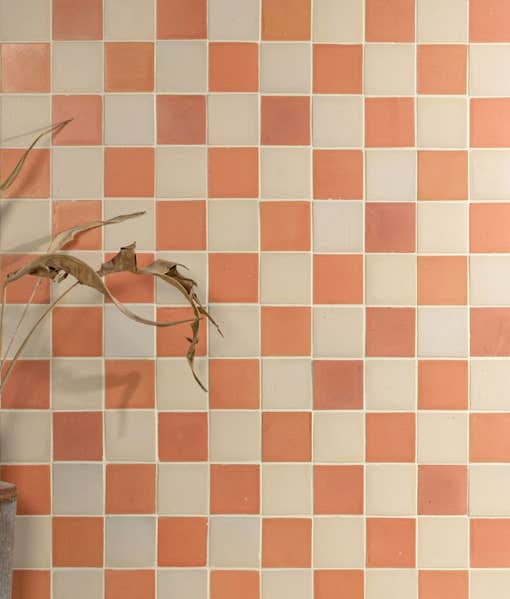 Stone Glaze Ceramic Chalkstone Matt - Cream/Off-White Zellige Effect ...