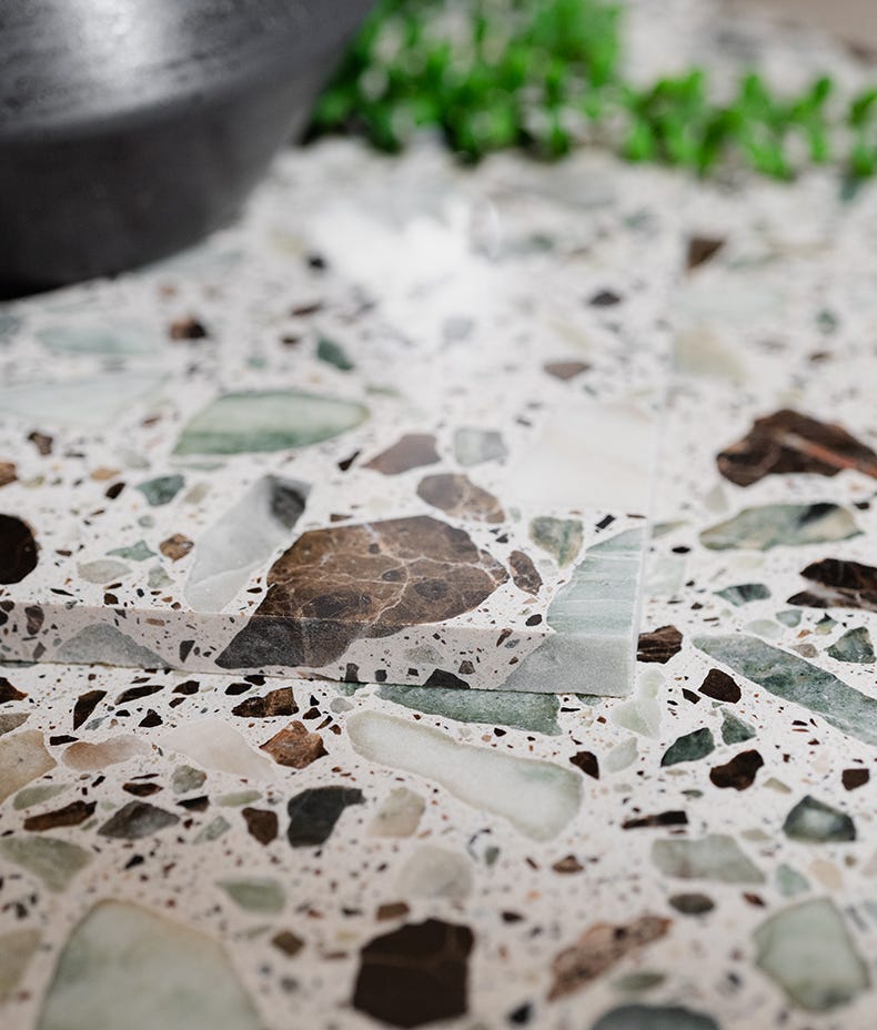Rialto Terrazzo San Polo Honed Finish by Ca'Pietra - Multi-coloured ...