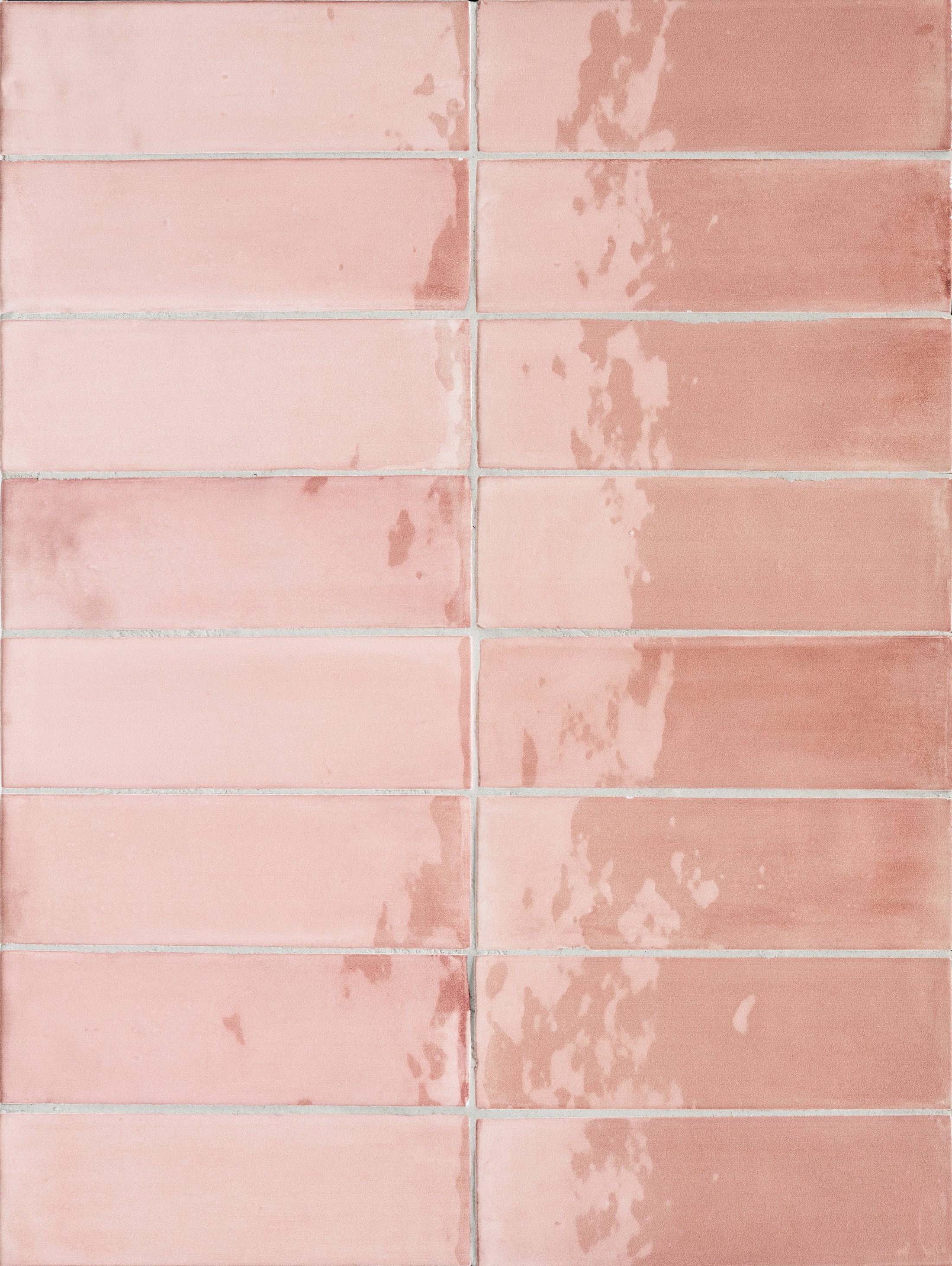 Seashell Blush - Pink Metro Effect Gloss Ceramic Tile – European Heritage