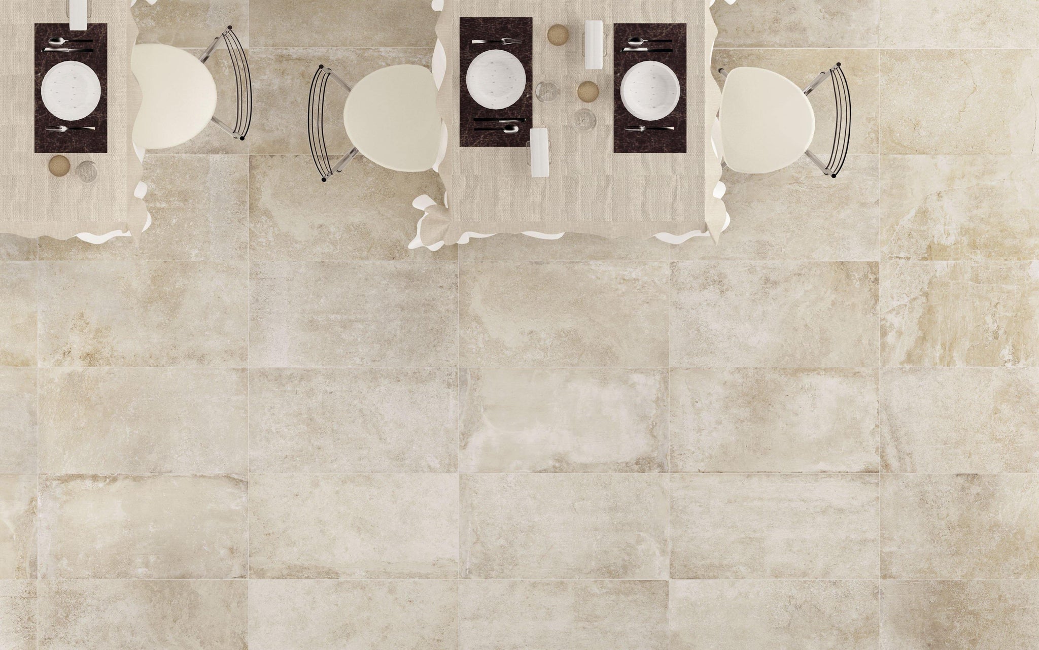 Alpsee Stone Almond - Beige Stone Effect Matt Porcelain Tile – European ...