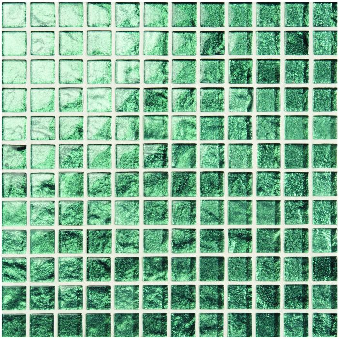 Oasis Glass Mosaic - Green Mosaics Effect Gloss Glass Tile – European ...