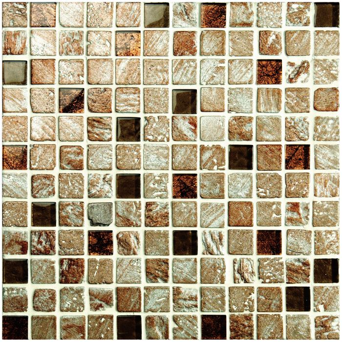 Postojna Glass and Stone Mosaic - Multi-Colour Mosaics Effect Mixed ...