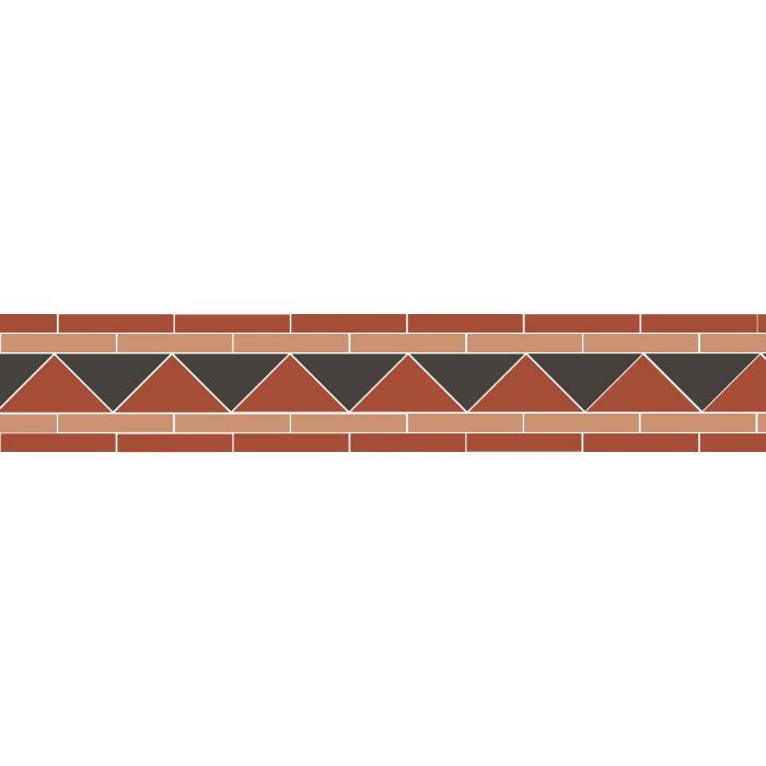 Original Style Victorian Floor Tiles Borders for Hallways and Pathways ...