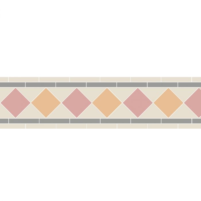 pink border tiles